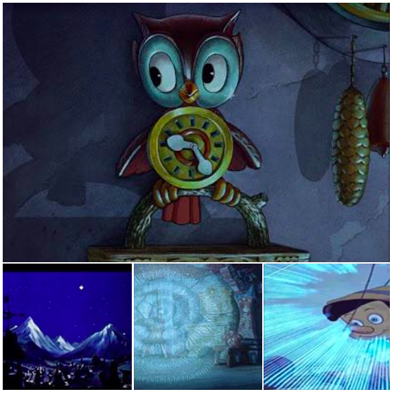 hidden experience: owl ushers in alien contact in Pinocchio