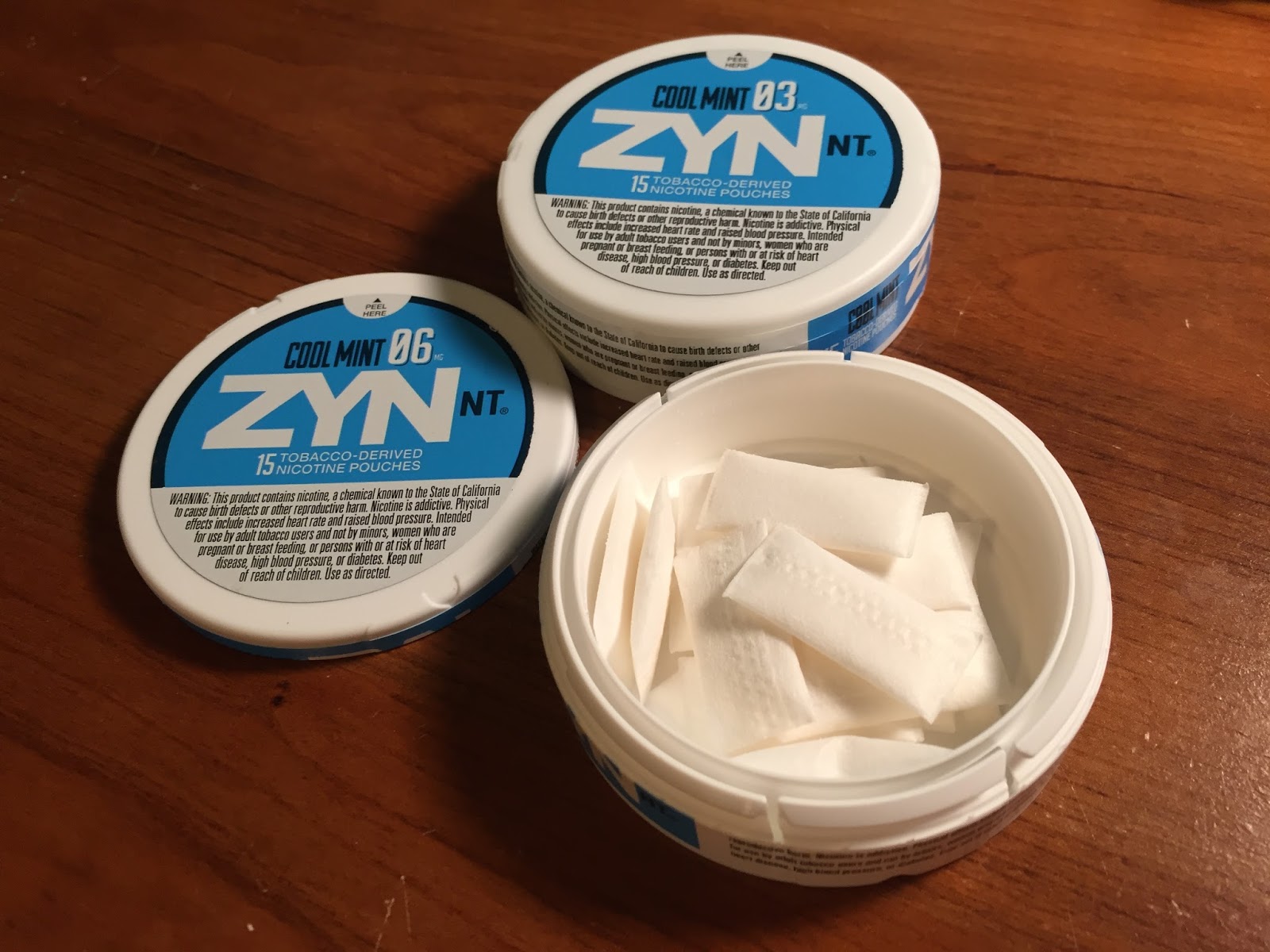 Zyn NT - Cool Mint (03 and 06) - Reviews. 12 July 2016.
