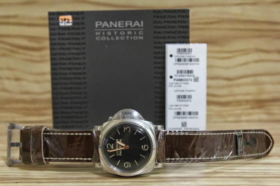 . H o b i J a m . : (SOLD) BNIB Panerai PAM 372 Luminor Historic 1950 47mm