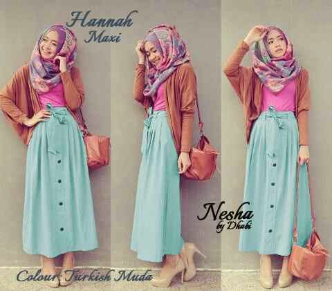 Contoh Model Desain Busana Muslim Remaja Terpopuler