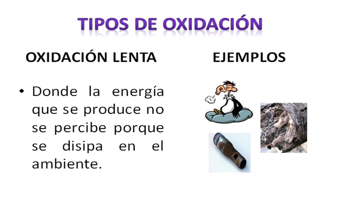 TEMAS DE CIENCIAS NATURALES: LA OXIDACIÓN