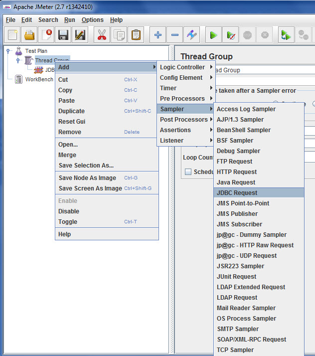 Perfgenx Database Performance Testing Using Jdbc Connection Through Jmeter