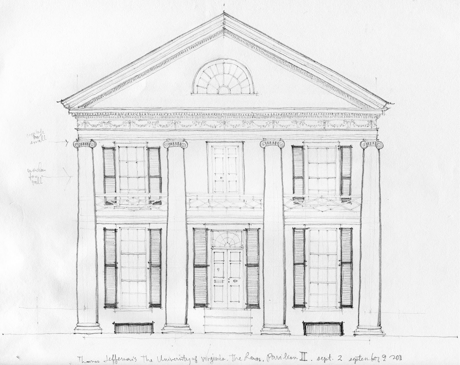 Turn-of-the-Centuries: On-Site Sketching: The University: Pavilion IV ...