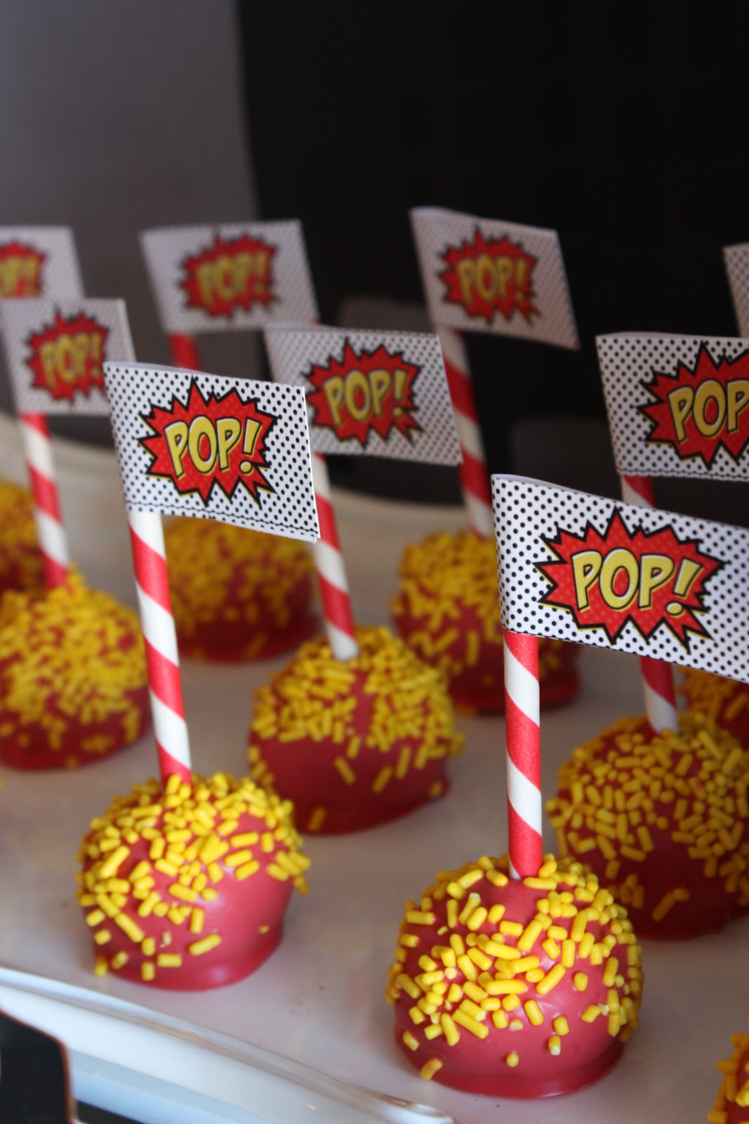 Buckets of Grace: Super Hero / Police Party Sweets Table