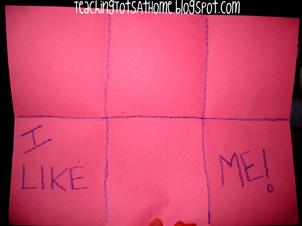 Teaching Tots: "I Like Me" Poster