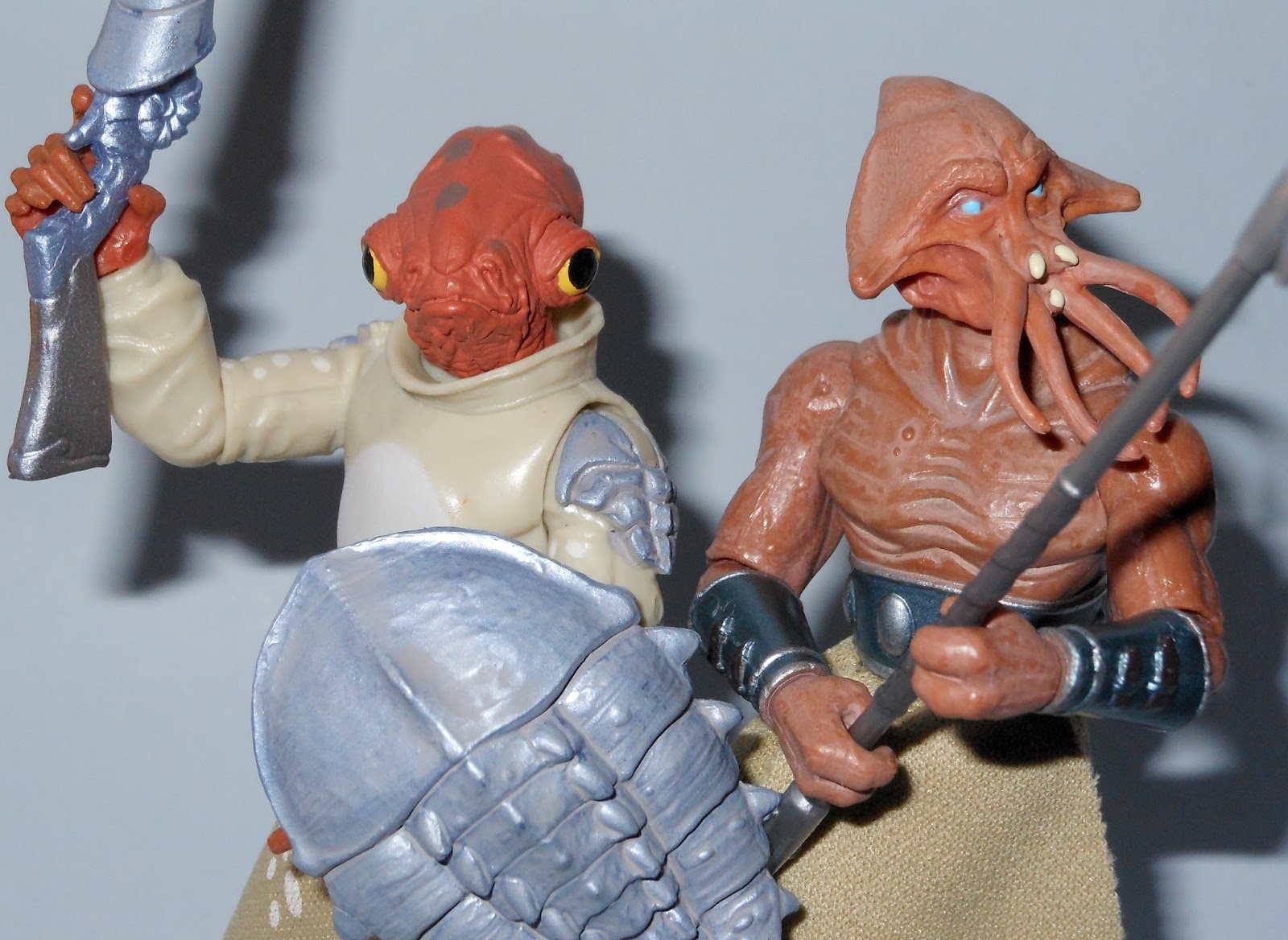 Figuras de Acción A Go-Gó: MON CALAMARI WARRIOR & QUARREN SOLDIER (STAR ...