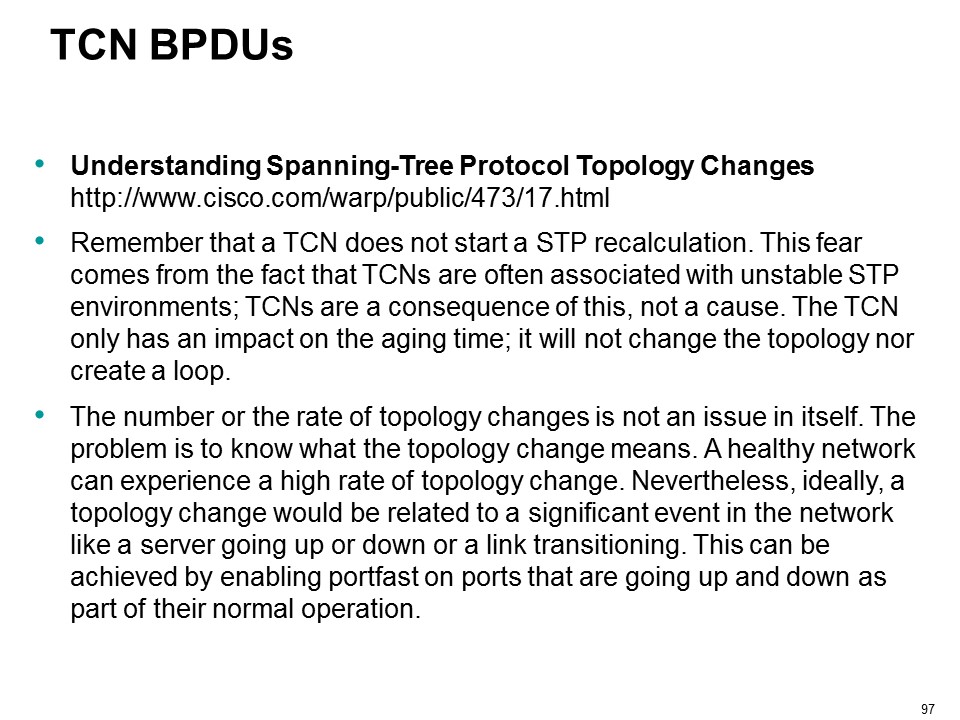 Networking And Scripting : Spanning Tree Protocol :PPT