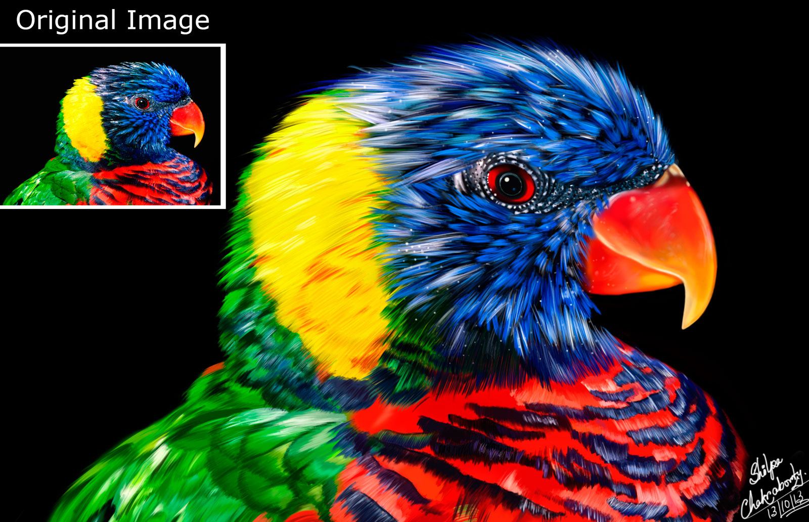 Shilpa's Art Gallery: Birds and animals