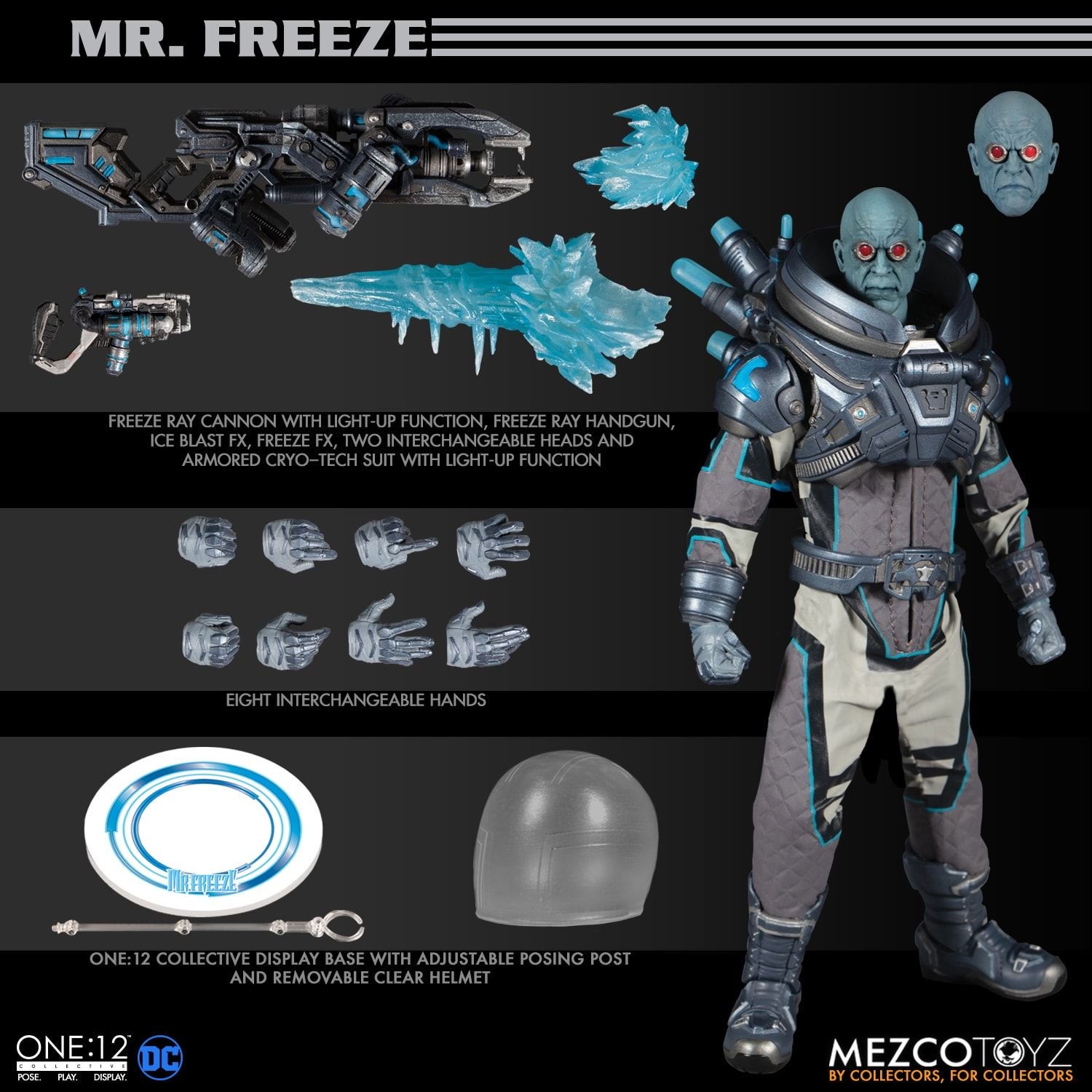 toyhaven: Mezco Toyz One:12 Collective Mr. Freeze - Deluxe Edition 17cm ...