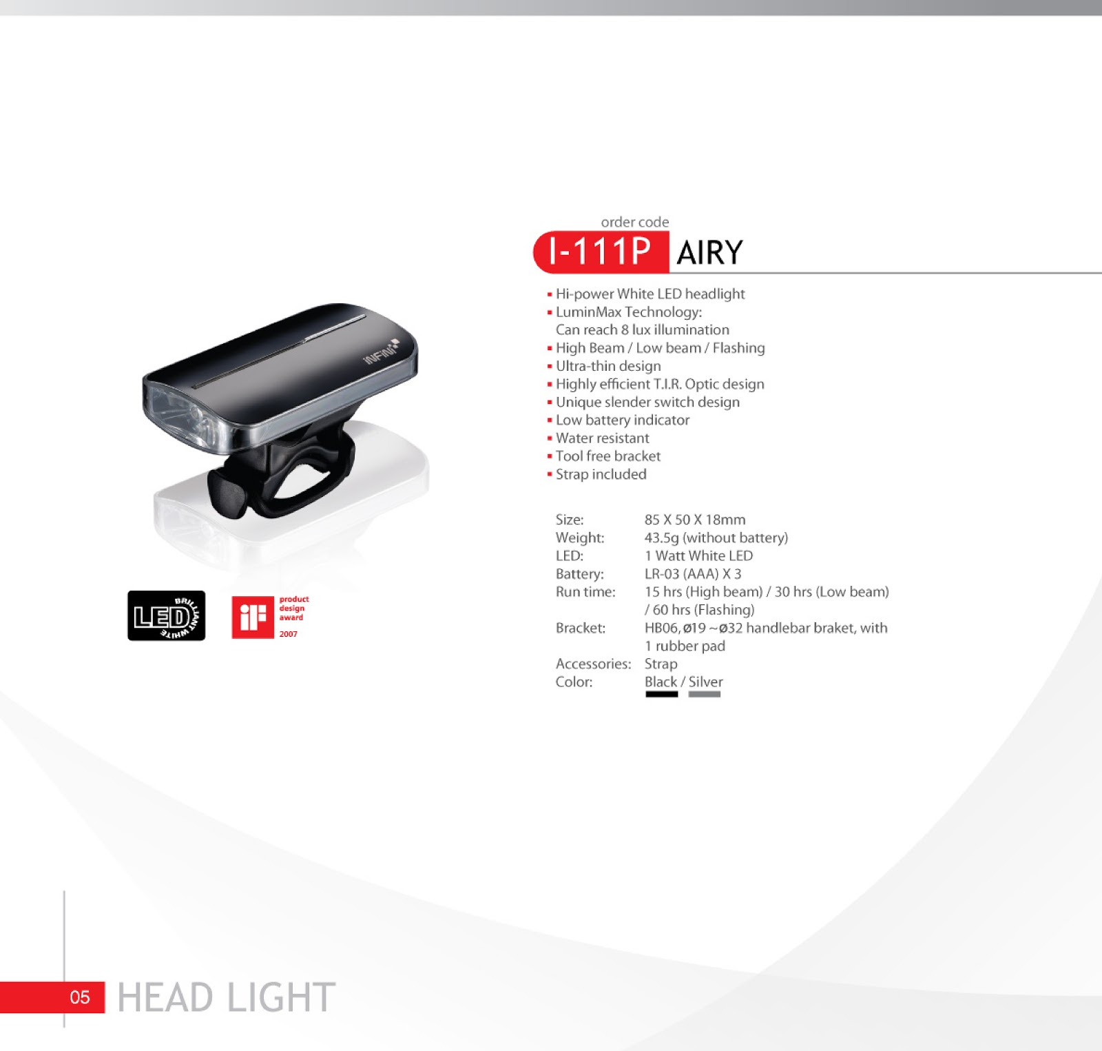 KT CYCLONE SDN BHD - www.ktcyclone.com: INFINI LIGHT 2012 & 2013 CATALOG