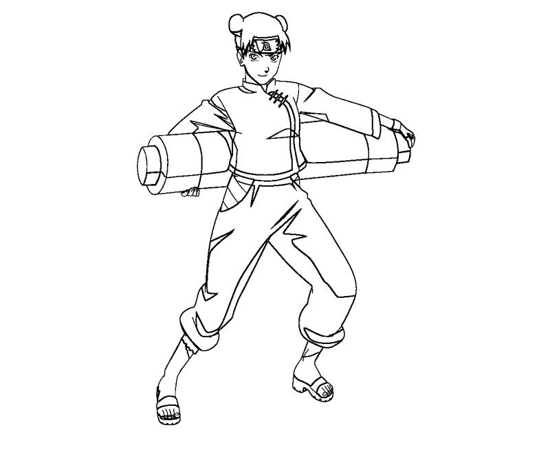 Tenten 11 Coloring | Crafty Teenager