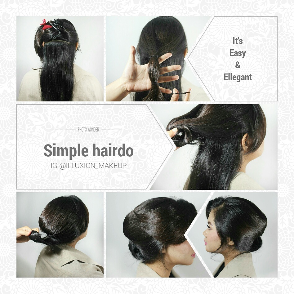 TIPS AND TRICK by Dwitia Sastrowijoyo: TUTORIAL HAIRDO SIMPLE
