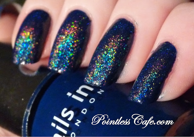 Nails Inc. Tudor Way with SpectraFlair Top Coat | Pointless Cafe