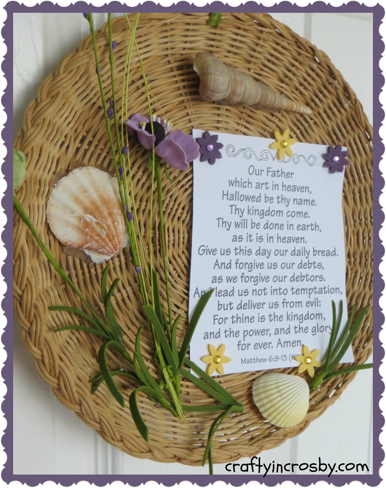 Crafty In Crosby The Lord s Prayer Easy Sunday School Craft Crafty In Crosby The Lord s Prayer Easy Sunday School Craft