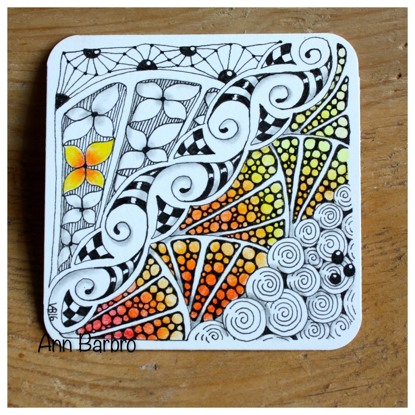 Tickled To Tangle: "It's a String Thing" #138 Tiles