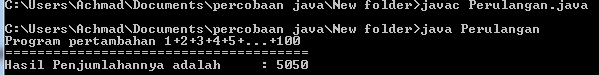 Contoh Program Perulangan Looping Java 5046