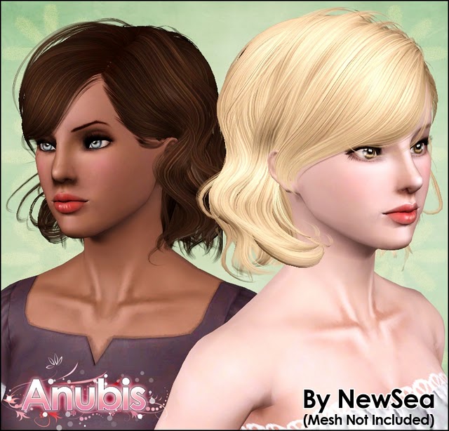 My Sims 3 Blog: NewSea's Only You Female Hairstyle ~ Pooklet'd for all ...