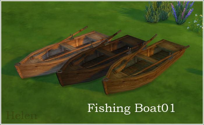 Helen-sims: TS4 Fishing set