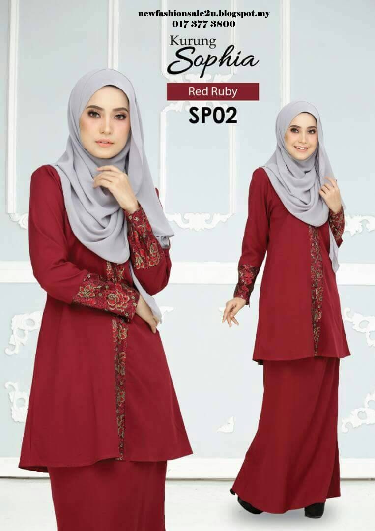 BAJU KURUNG SOPHIE WANITA MUSLIMAH MODEN ~ NewFashionSale2u