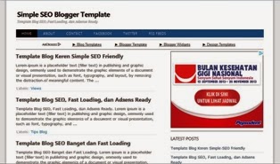 Template Blog SEO Friendly, User Friendly, Fast Loading, dan Adsense ...