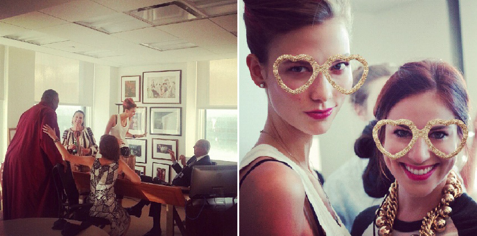 tulip.louise: New York Fashion Week:: Backstage at Oscar de la Renta.