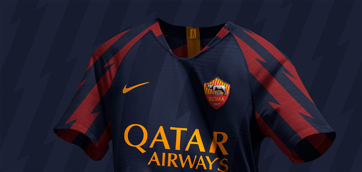 AS Roma 19-20 Concept Kits by Rupertalbe - Footy Headlines