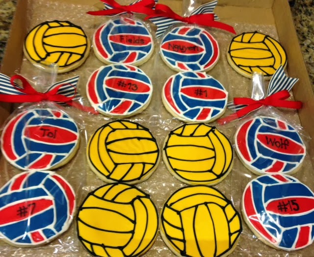 Bee'in Creative With Cookies by Julie : Water Polo Favors