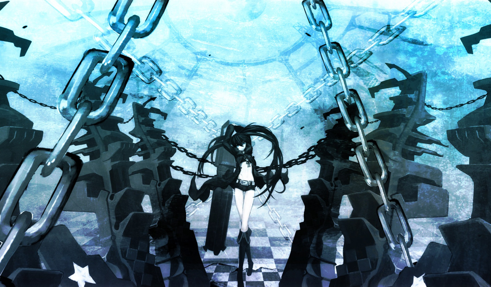 Jaspeado De Moca Reseña Anime Black Rock Shooter
