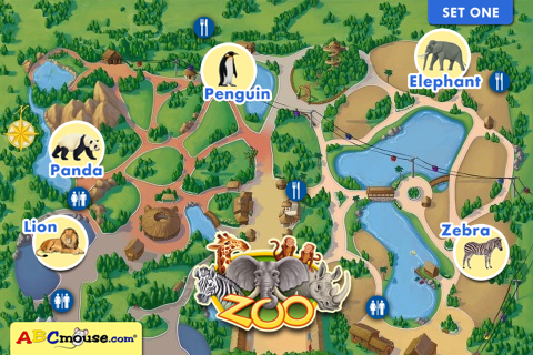 "Isabelle Thornton" Le Chateau des Fleurs: Zoo Set 1 by ABCmouse.com ...