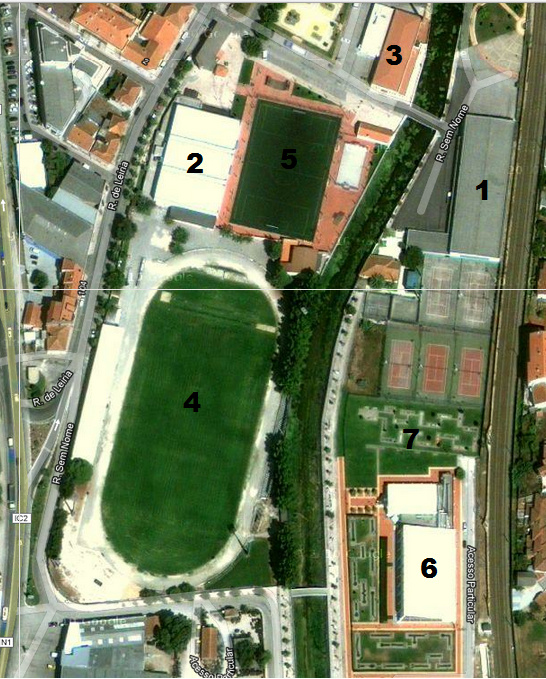 Complexo Desportivo de Pombal: Mapa
