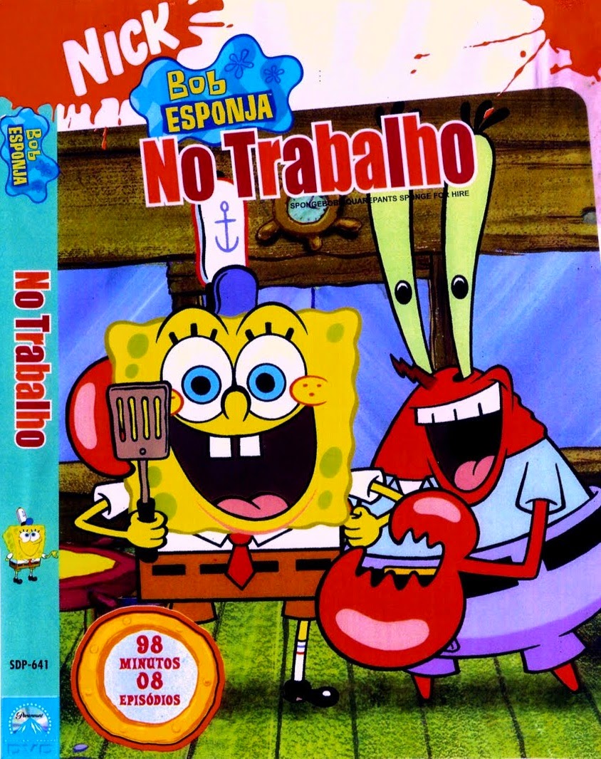 Baratta-infantil: Bob Esponja - No Trabalho