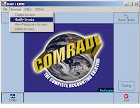 Accounting Software (Comrade ERP): Comrade Accounting Software Screens