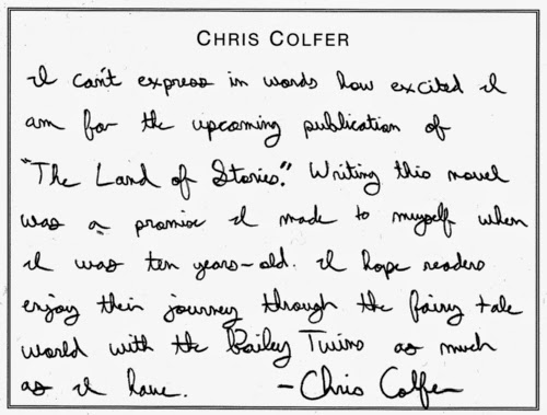 Kev7: CHRIS COLFER'S HANDWRITING AND SIGNATURE ANALYSIS