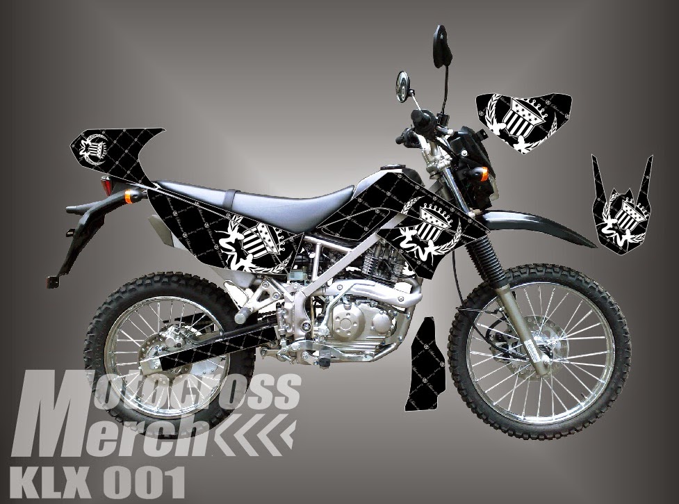 STRIPING / DECAL / STIKER MOTOR CUSTOM: decal klx 150 / dtracker 150