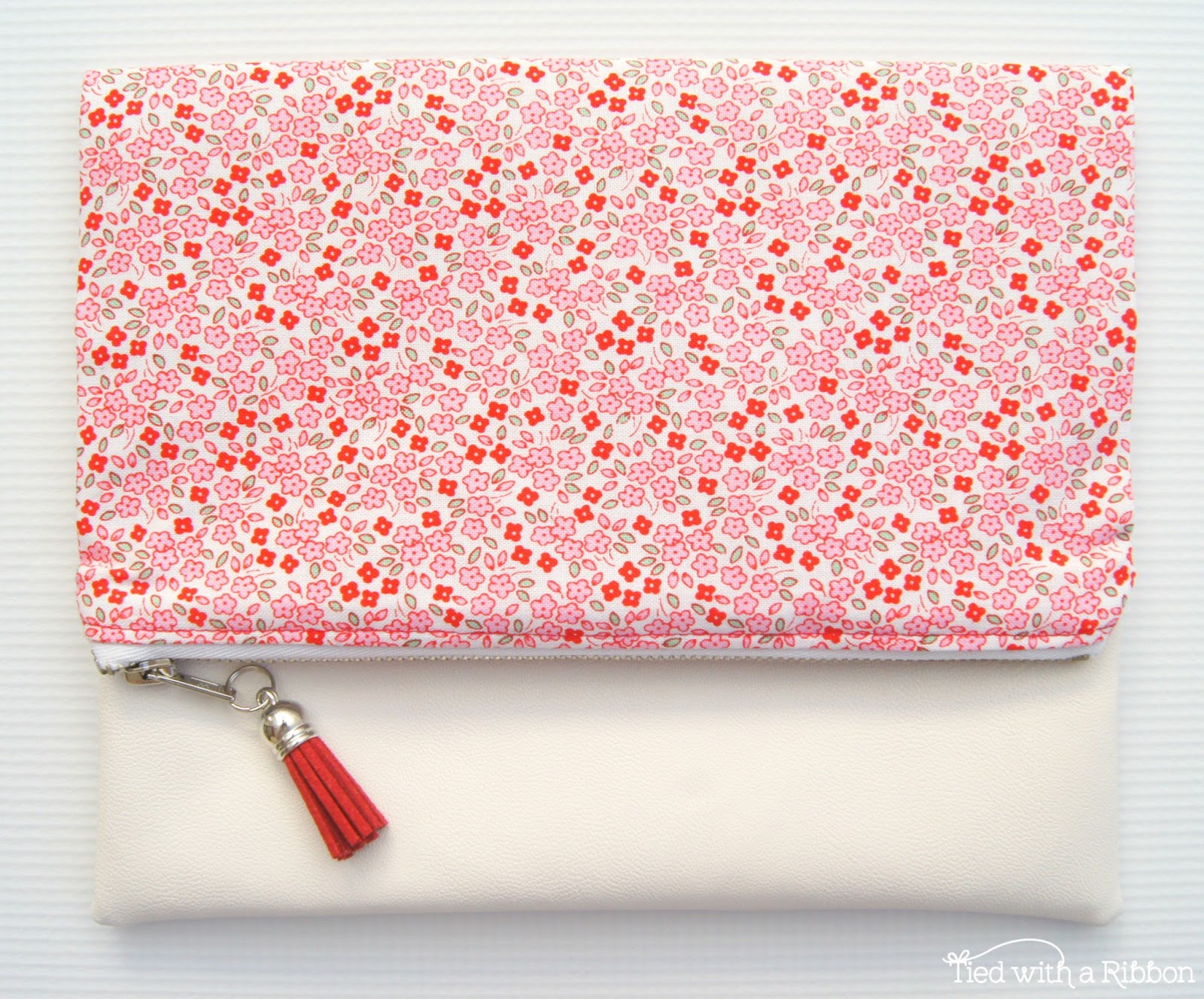 Tied with a Ribbon: Penny Rose Design Team - Foldover Clutch Tutorial