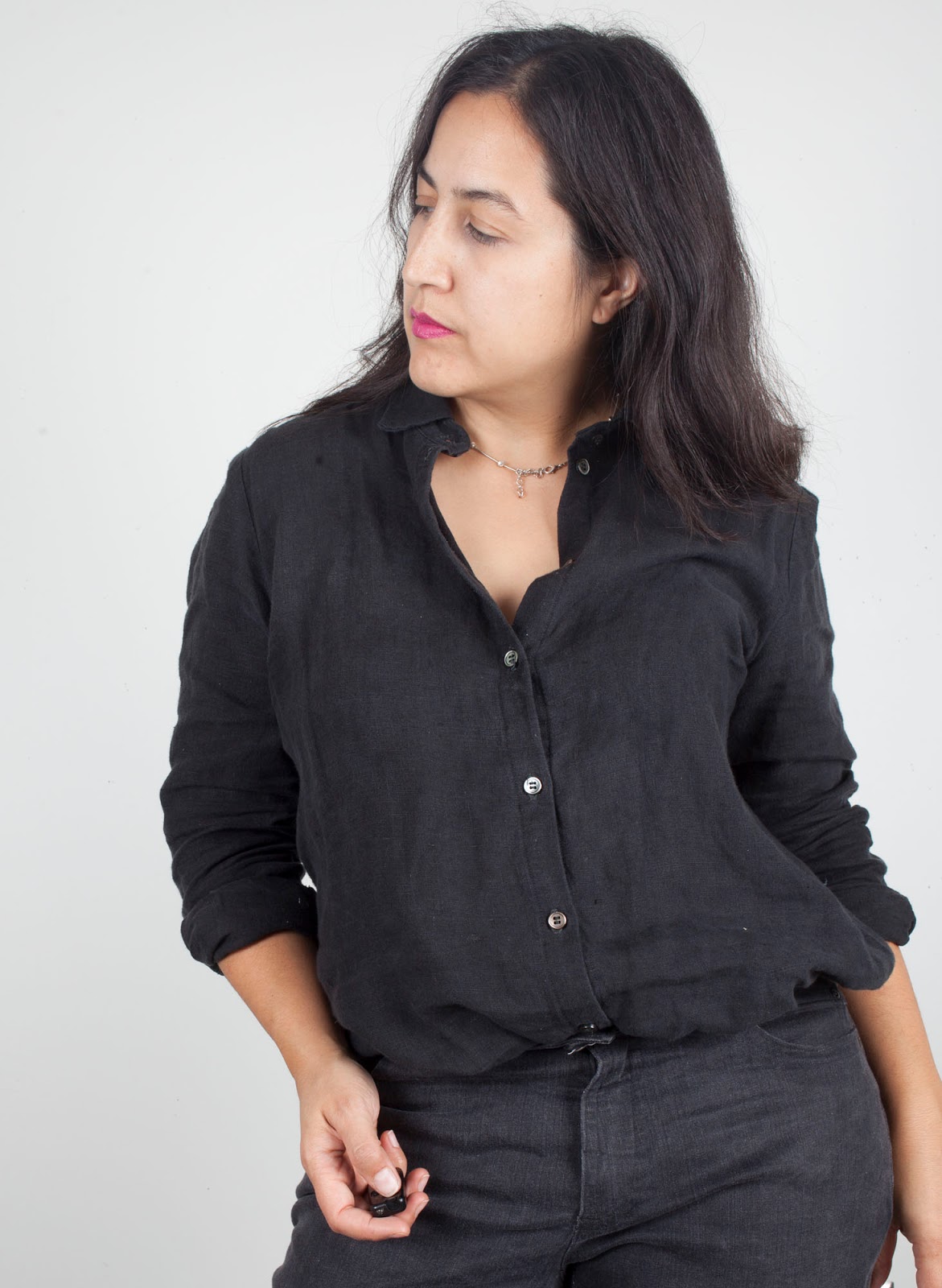 UNLIKELY: Sewing Beautiful Basics: Liesl Classic Shirt in Black and ...