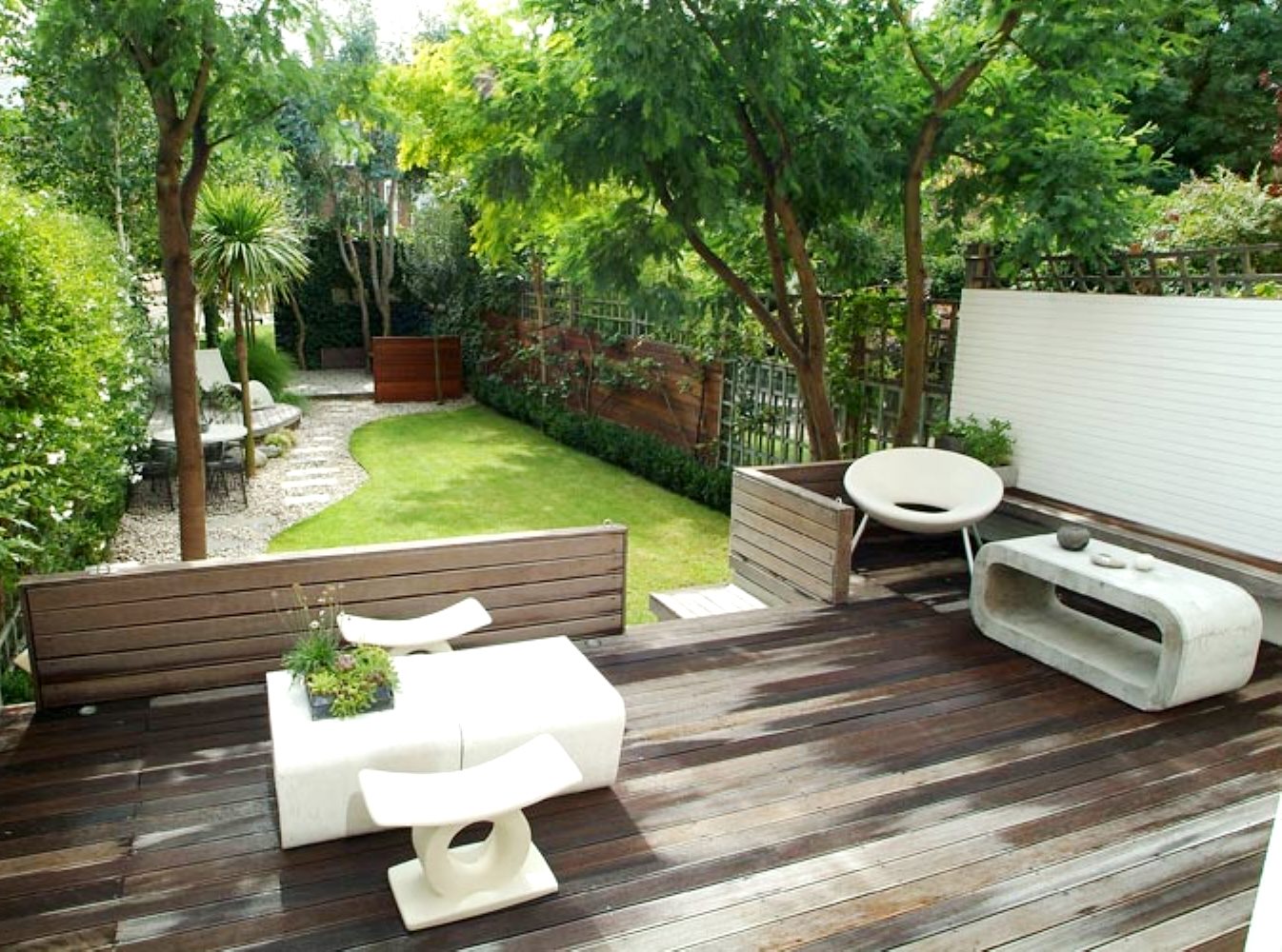 El jardín minimalista: Características e ideas.