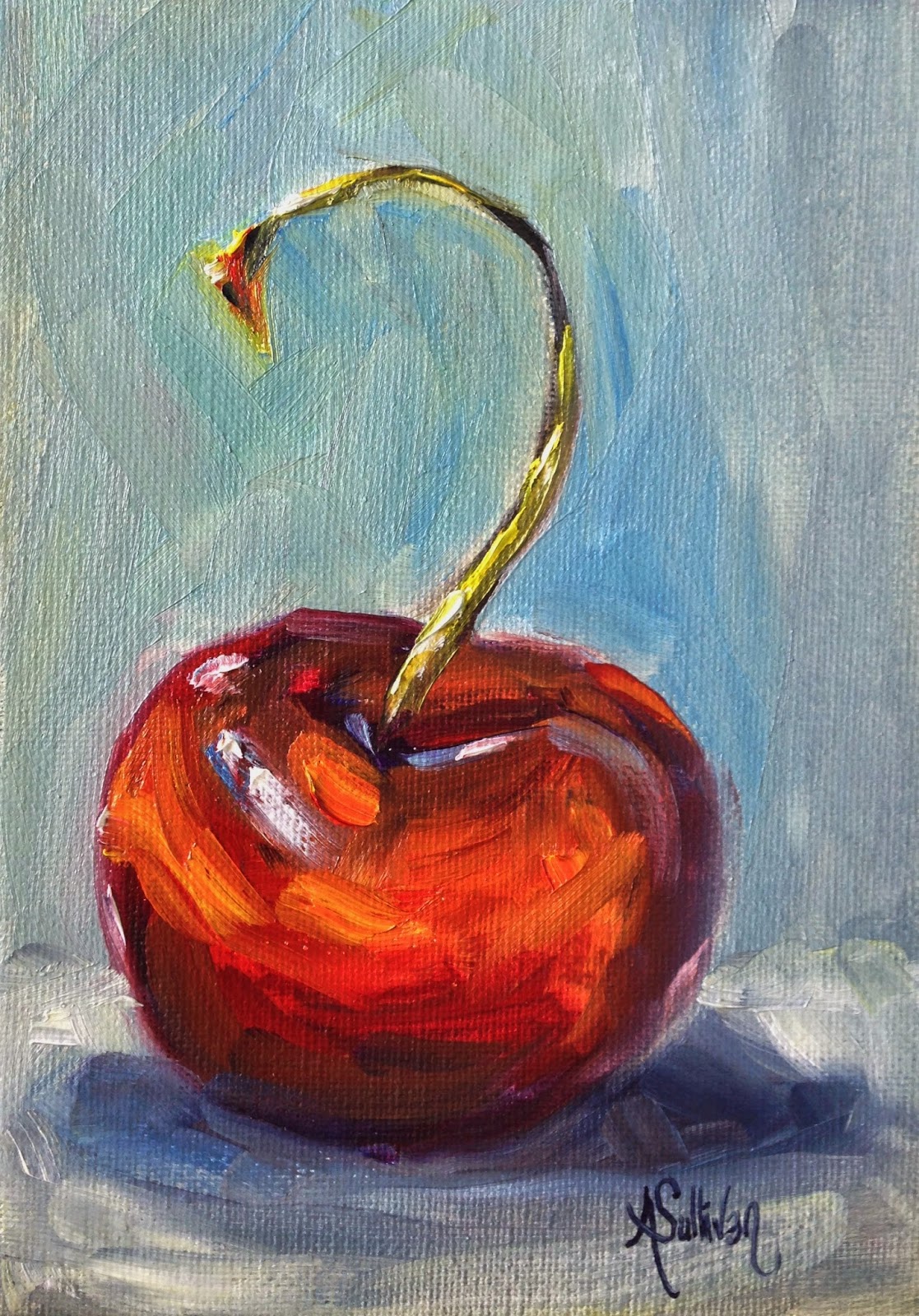 THROUGH THE EYES OF AN ARTIST: Cherry Changa cherry painting by Alabama ...