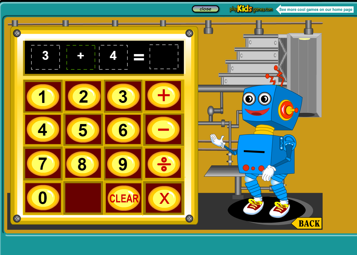 Escuela infantil castillo de Blanca: AYUDA AL ROBOT A CALCULAR