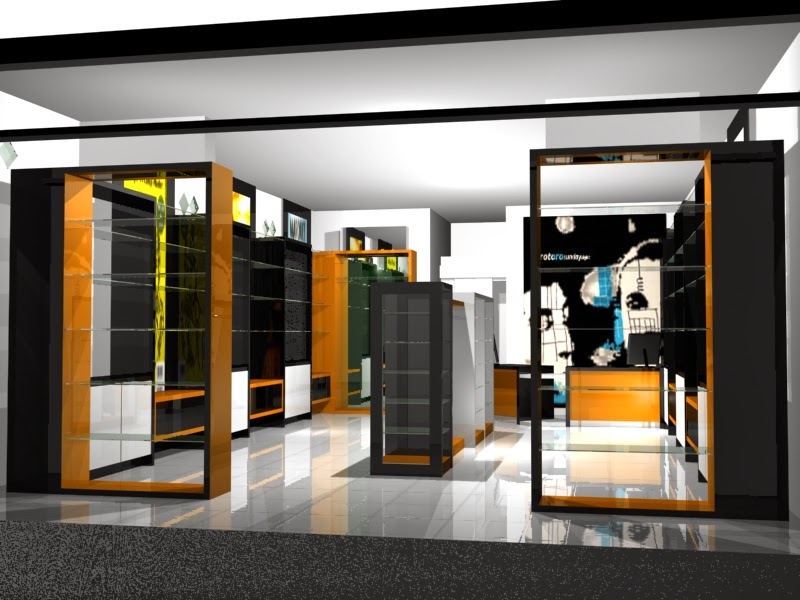 Inspirasi Populer Warna Desain Toko Distro