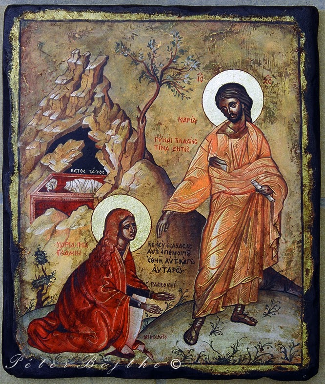 PINTURA PÉTER BOJTHE: Aparición de Cristo resucitado