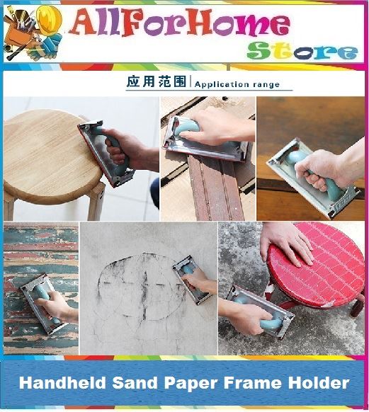 ALL FOR HOME STORE: Hand Grip Sand Paper Frame Handheld Sandpaper ...