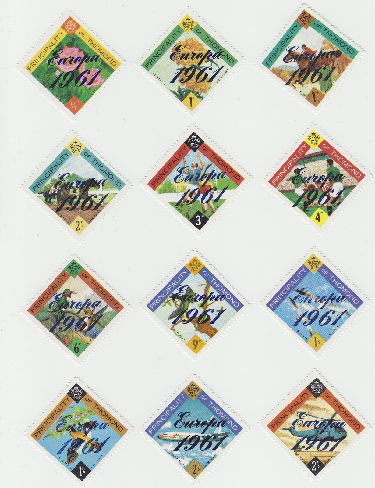 Rainbow_stamps_and_coins: Microstates : 19 Principality of Thomond (bogus)