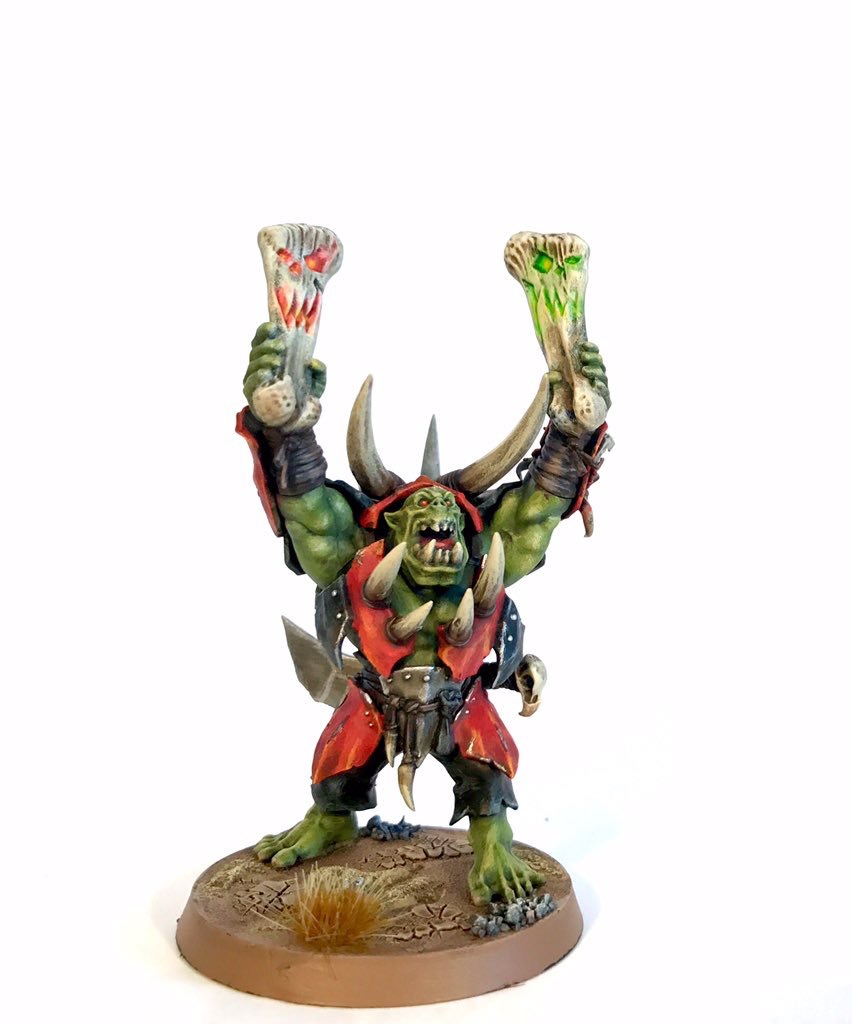 Showcase: Orruk Ironjawz, Bonesplitterz, and Greenskinz Heroes by Jörg ...