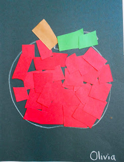 Learn, Explore, Create: Kindergarten Paper Apple Mosaics