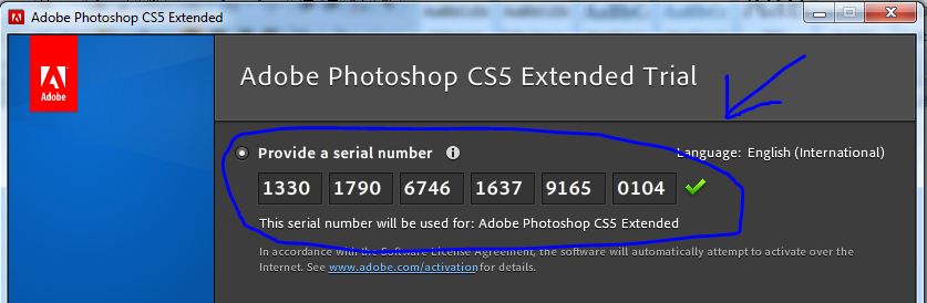 Serial Number Photoshop - Parlente