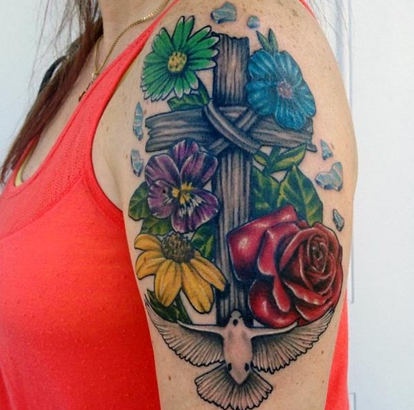 Tattoos Design Ideas: 32 Best Attractive Cross Tattoos Design Ideas for ...