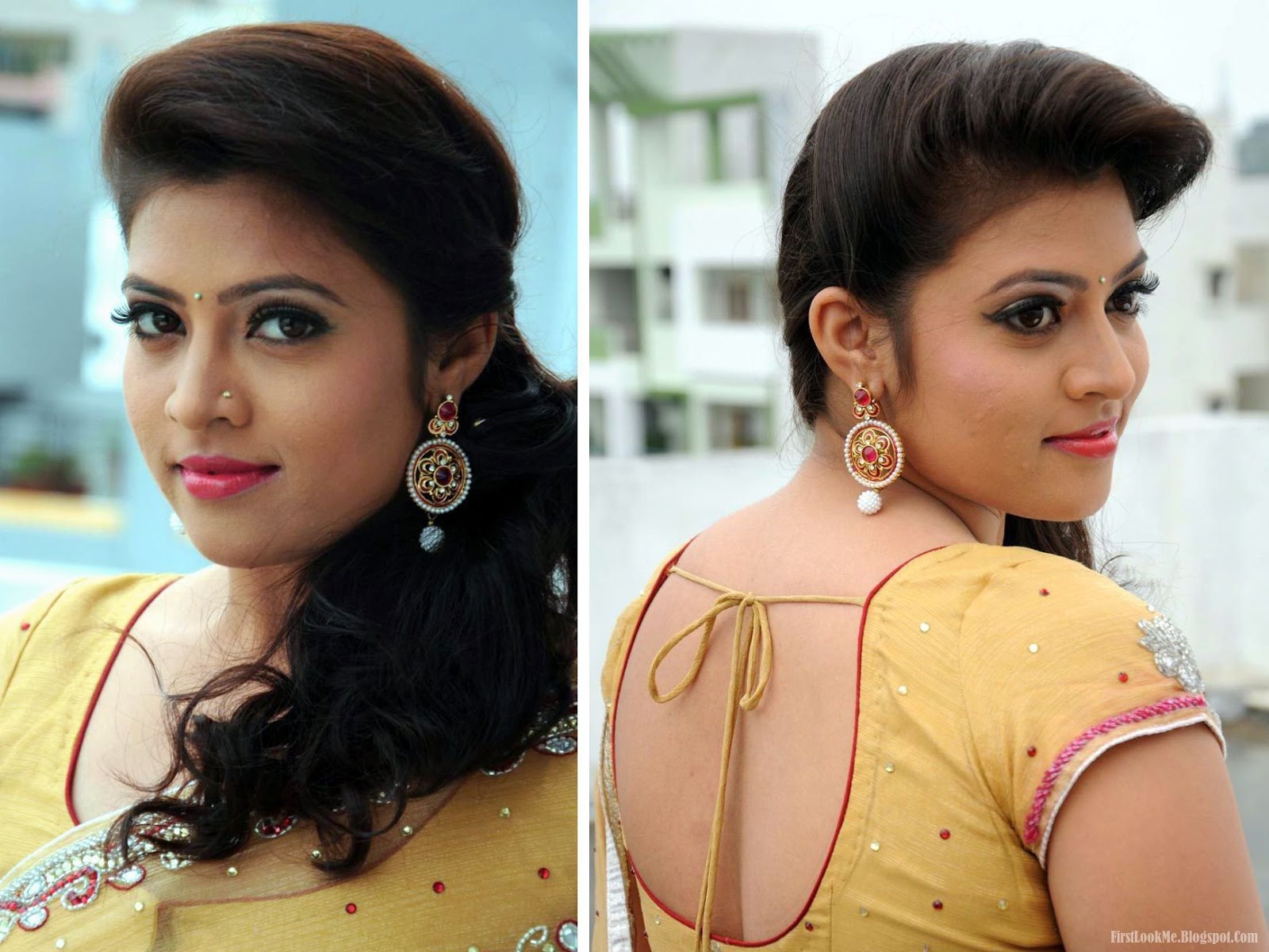 Maulika Actress in SEXY Saree STILLS - Dirty post