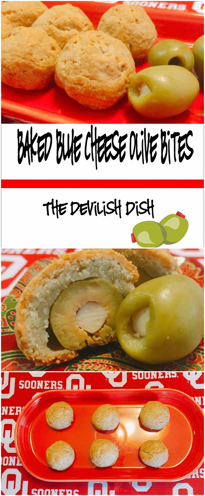 The Devilish Dish: Baked Blue Cheese Olive Bites