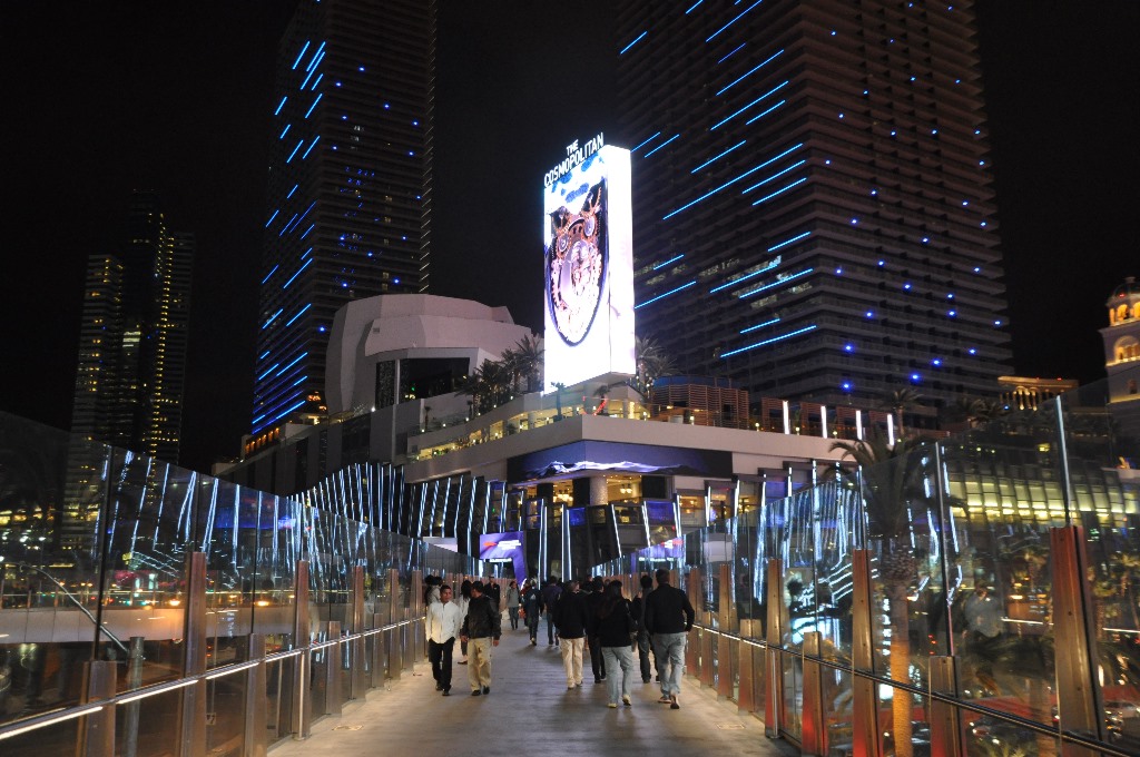 The Hopeful Traveler: The Cosmopolitan of Las Vegas On the Strip: Facade